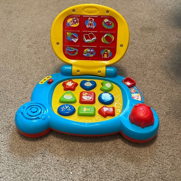 vtech | Toys | Vtech Babys Learning Laptop With Mouse Interactive Electronic Toy | Poshmark